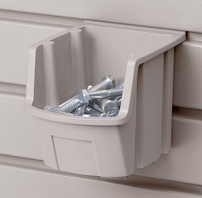 Slatwall Mount Open Storage Bins - 5"" W X 5 3/8"" D - Pack of Six